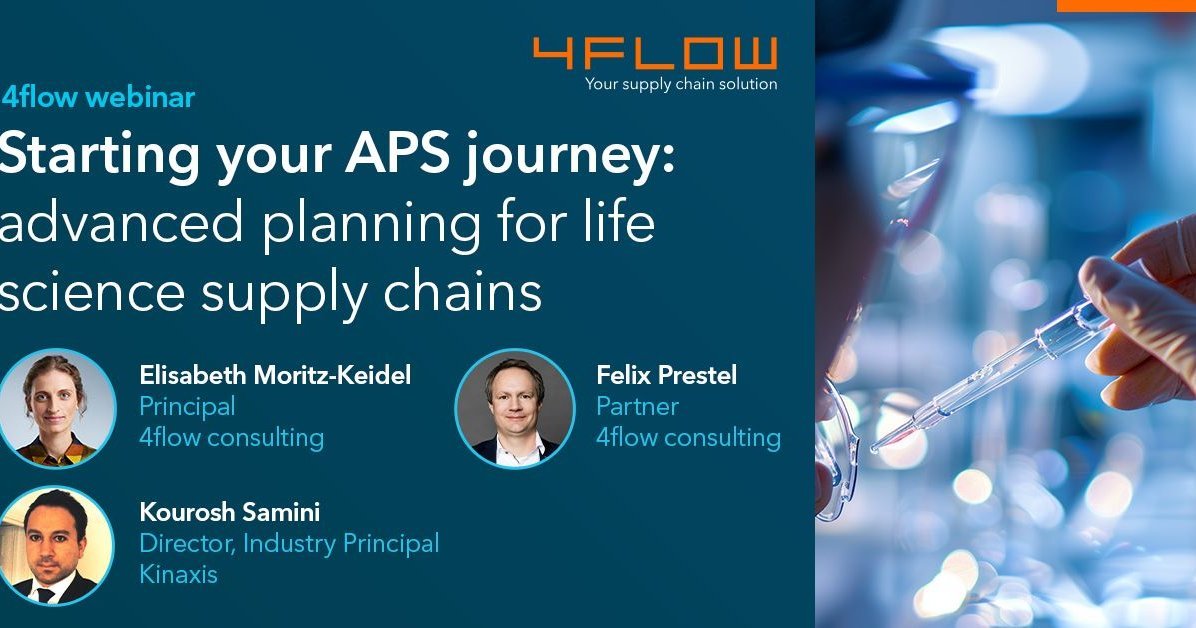 Starting your APS journey: advanced planning for life science supply chains